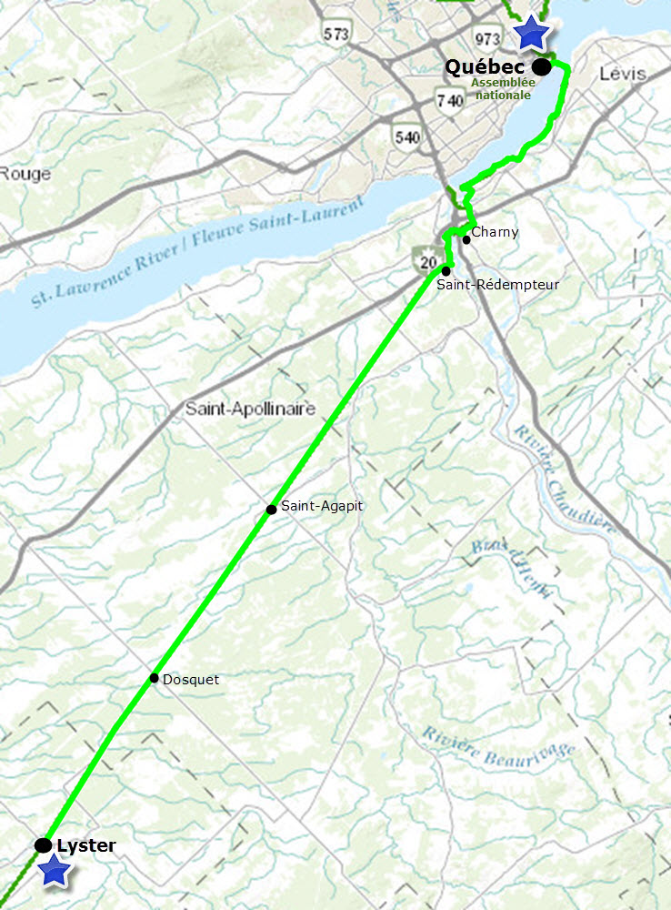 Ride the Trail - Itinerary Maps